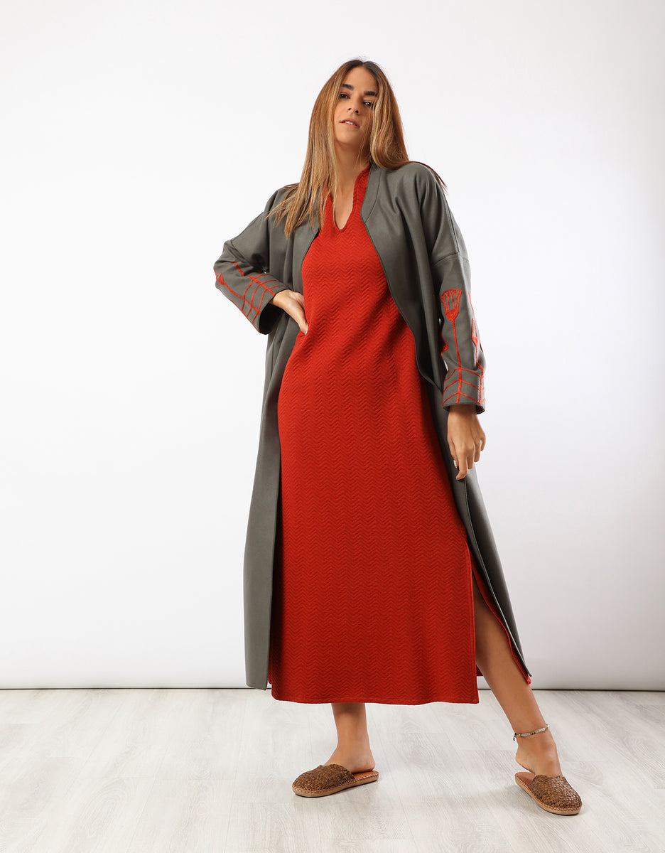 Long quilted dress – MIX AND MATCH